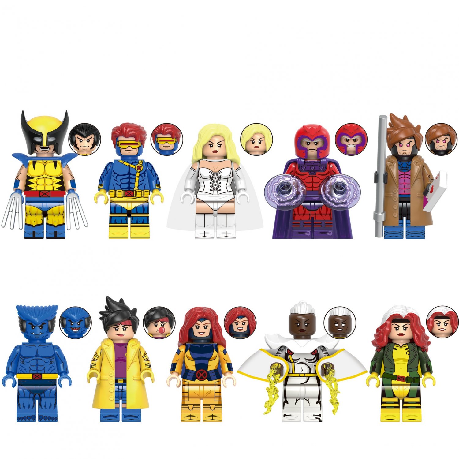 X-Men Legion of Super-Heroes Character Minifigures Fit Lego The ...