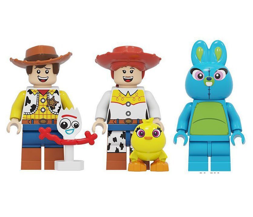 Woody Jessie Bunny Minifigures Compatible Lego Toy Story 4 Sets