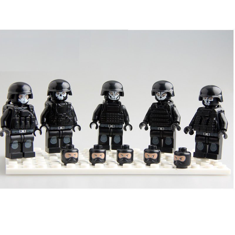 Call of Duty Ghosts Minifigures Fit Lego Game Sets