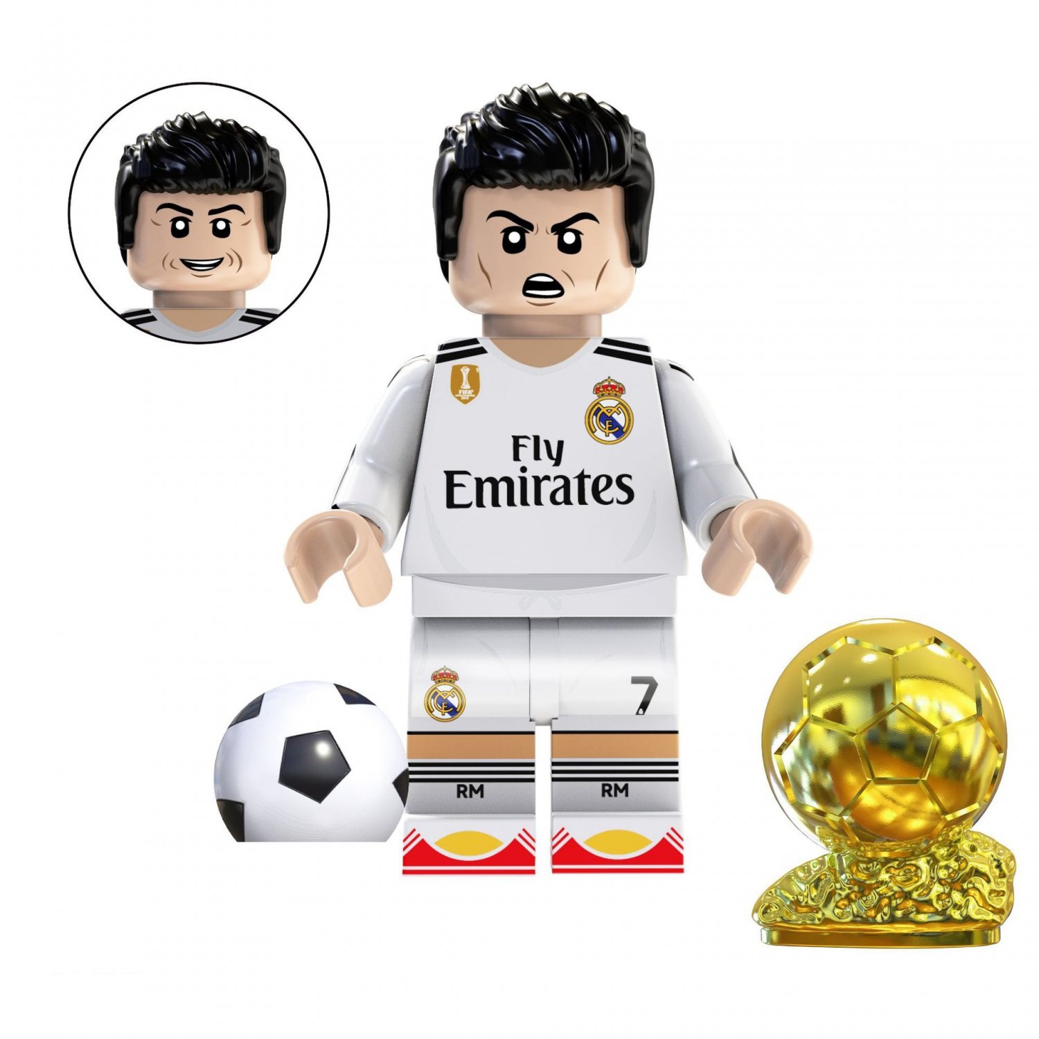 C Ronaldo Minifigures Compatible Lego World Cup Football Minifigure