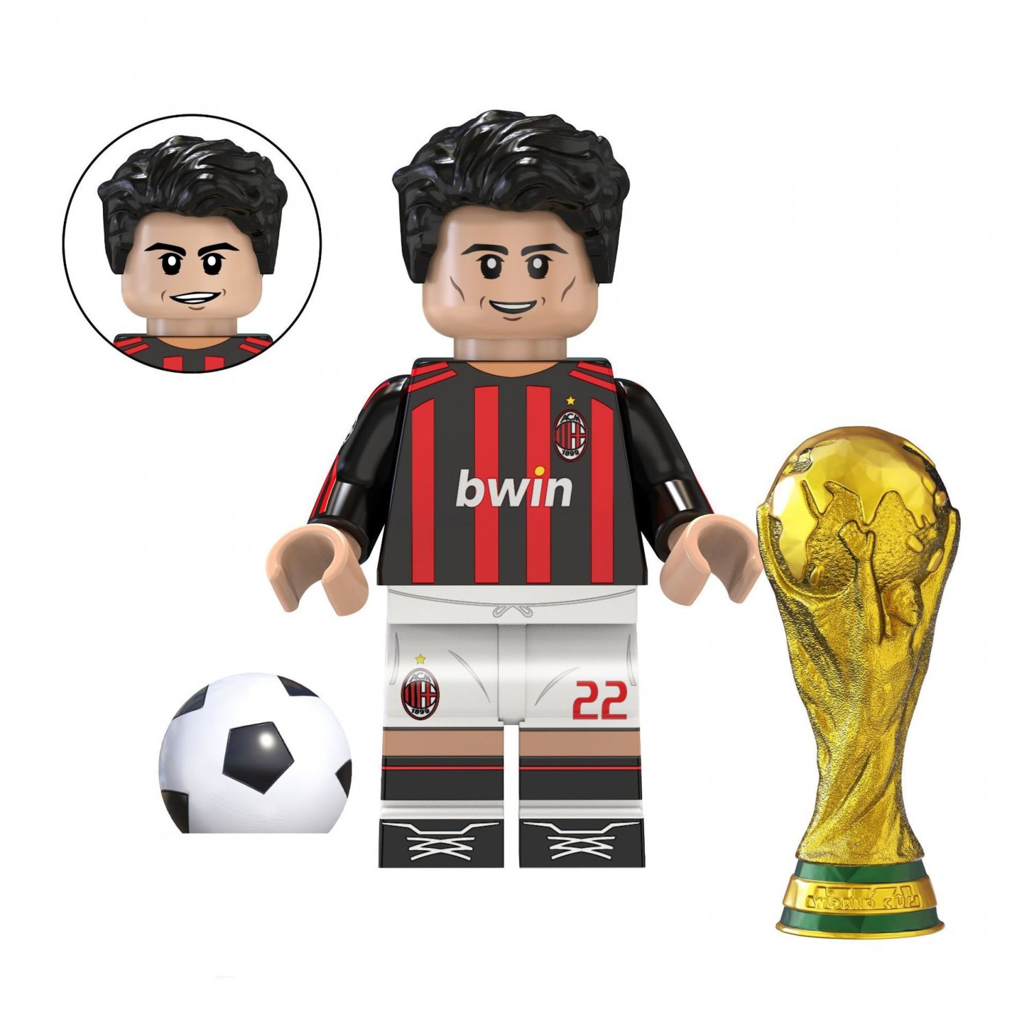 Kaka Minifigures Compatible Lego World Cup Football Minifigure