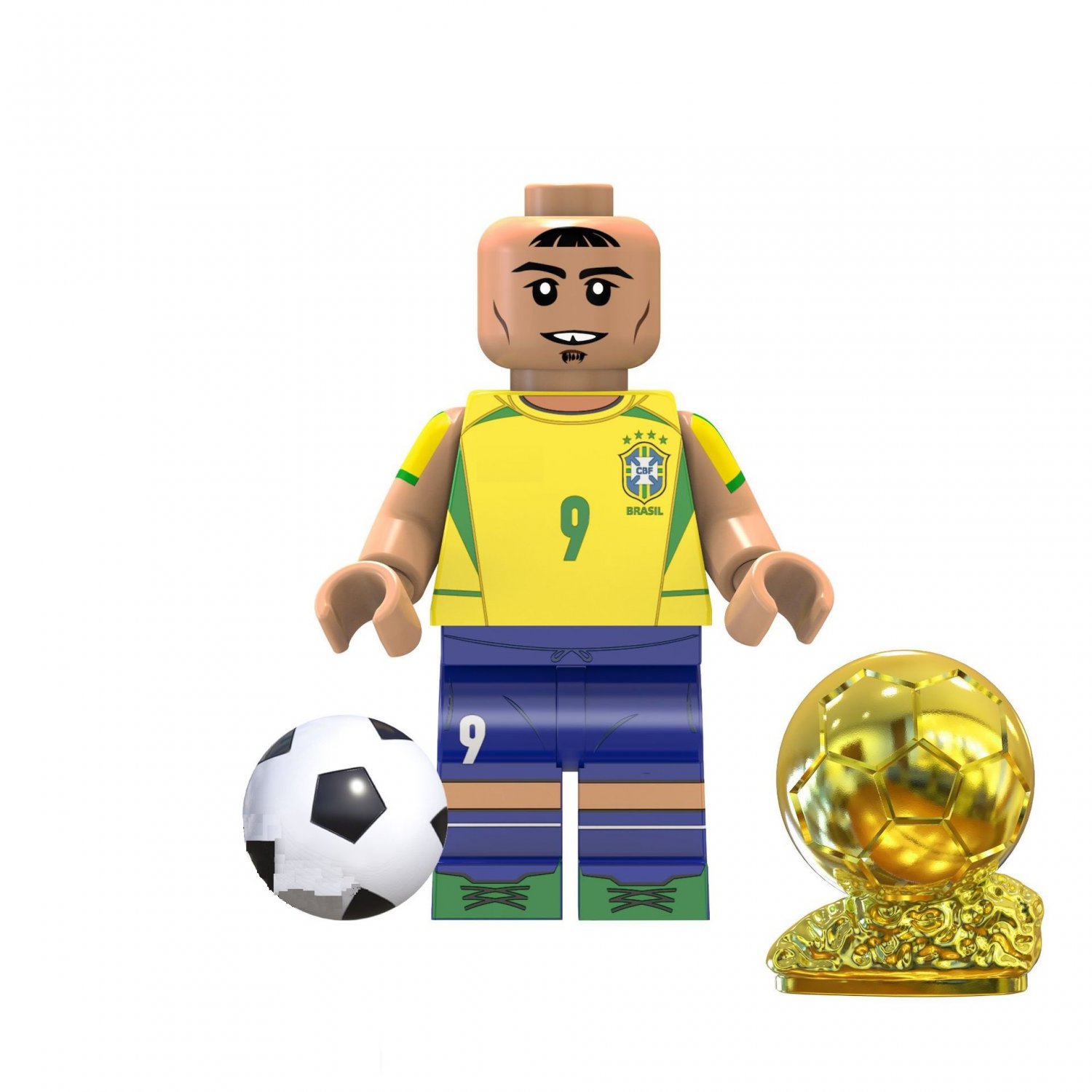 Ronaldo Luiz Nazario De Lima Minifigures Compatible Lego World Cup ...