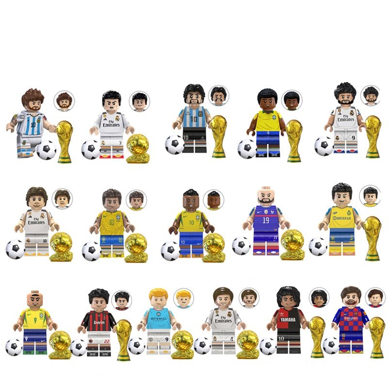 16 Best World Cup Football Player Minifigures Compatible Lego Football Sets