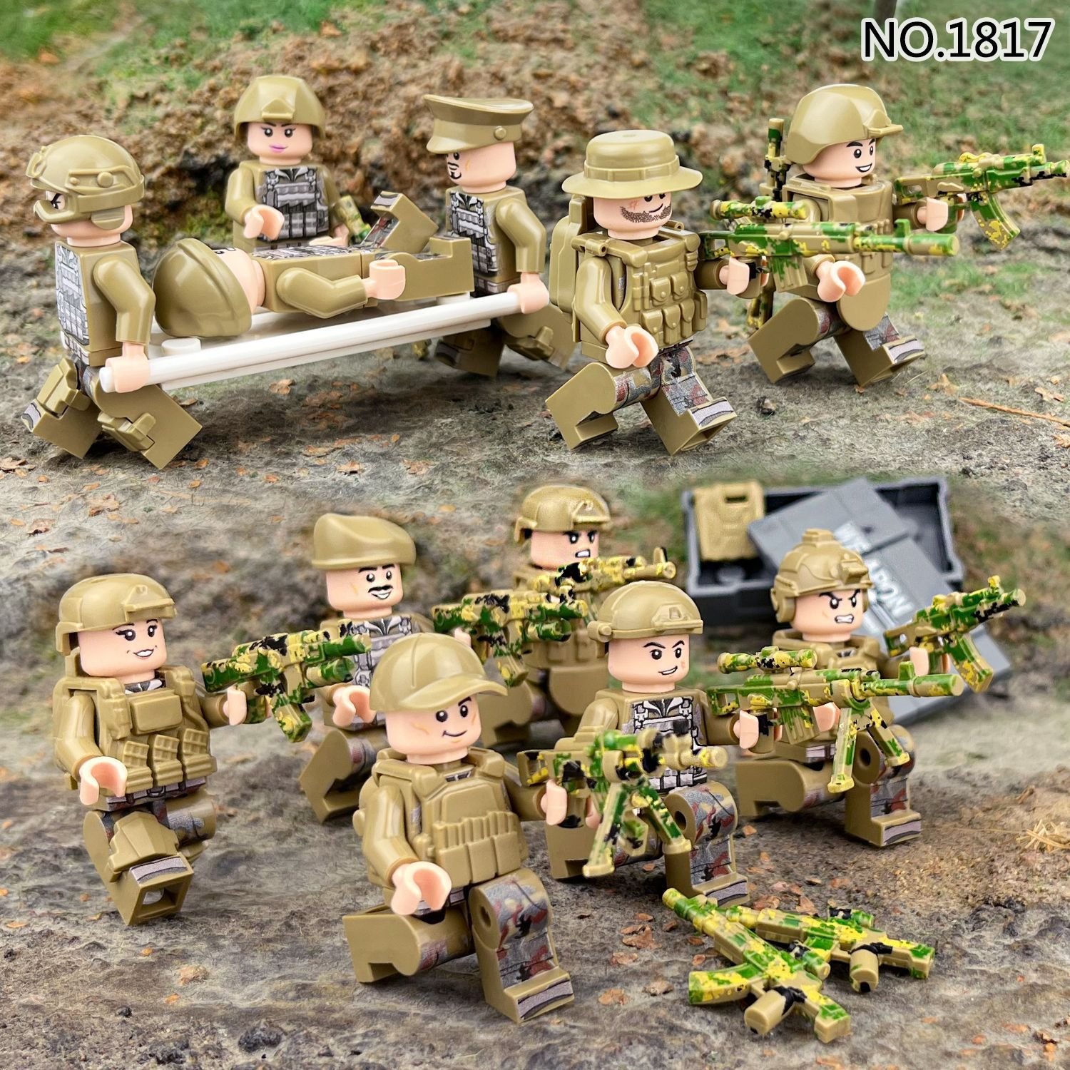 Rescue Special Forces Commando Minifigures Fit Lego US Special Forces Sets