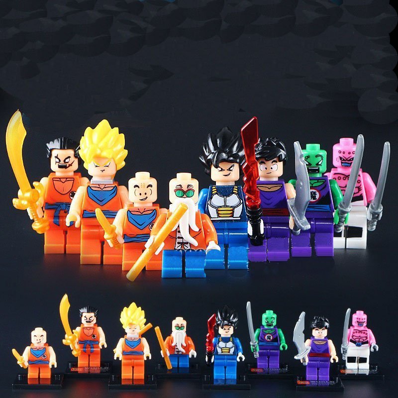 Goku Master Roshi Vegeta Piccolo Minifigures Compatible Lego Dragon ...