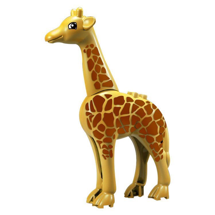 Giraffe Minifigures Fit Lego Zoo Toy
