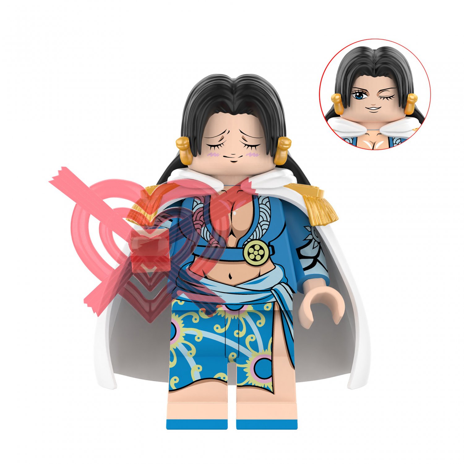 New Boa Hancock Minifigures Fit Lego One Piece Minifigure