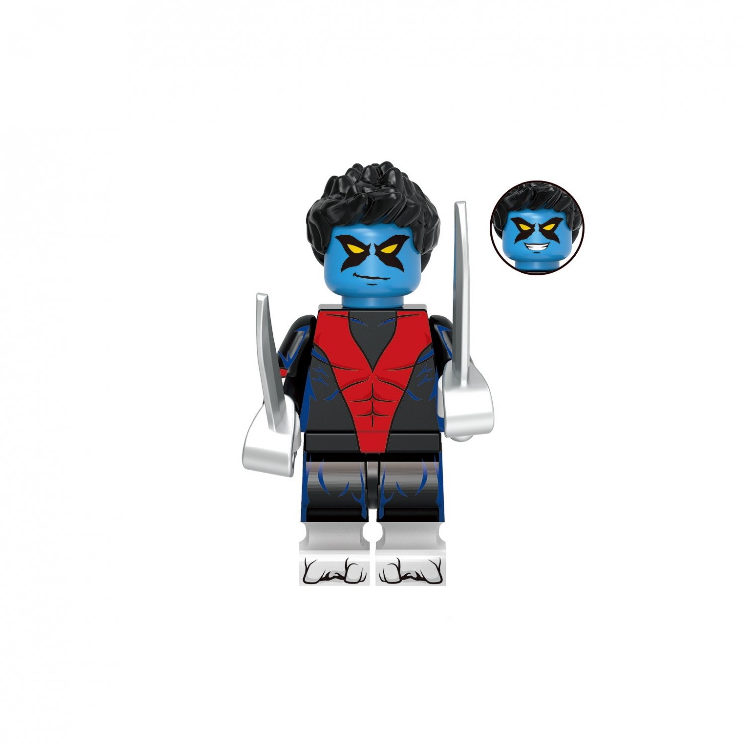 Nightcrawler Minifigures Compatible Lego X-Men Minifigure