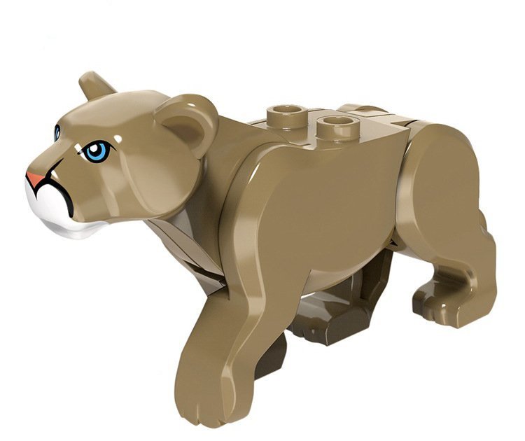 Puma concolor Minifigures Compatible Lego Animal Toy
