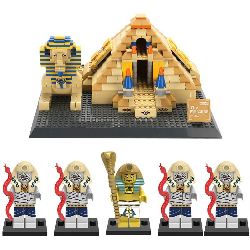 Ancient Egypt Pyramid Pharaohs Minifigures Fit Lego Ancient Egypt Sets