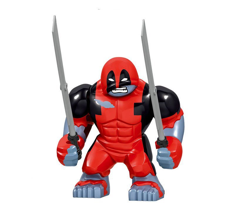 Big Deadpool Minifigures Compatible Lego The Avengers Movie Minifigure