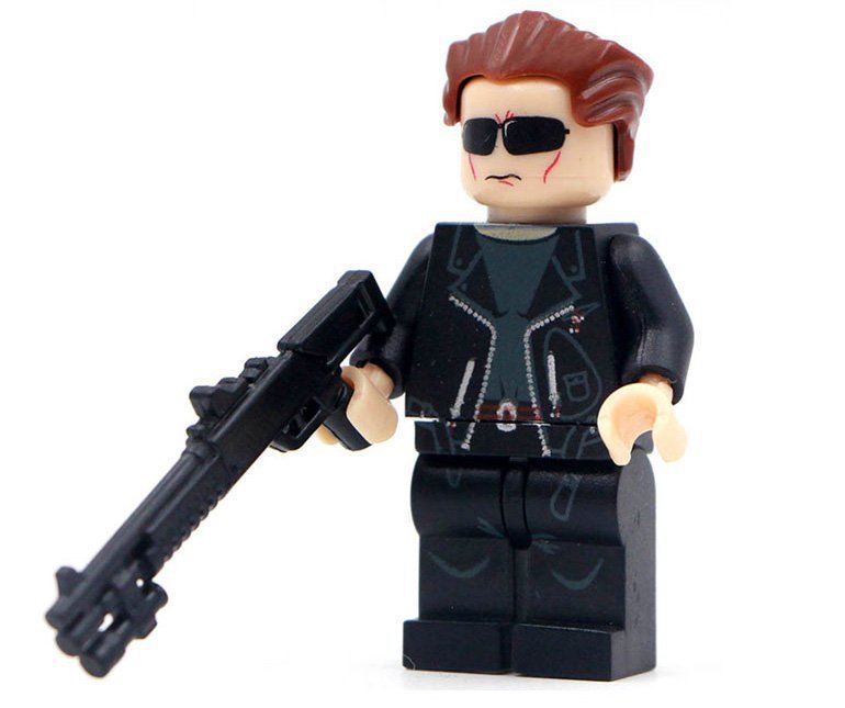 T-800 Terminator Minifigures Compatible Lego The Terminator Movie ...