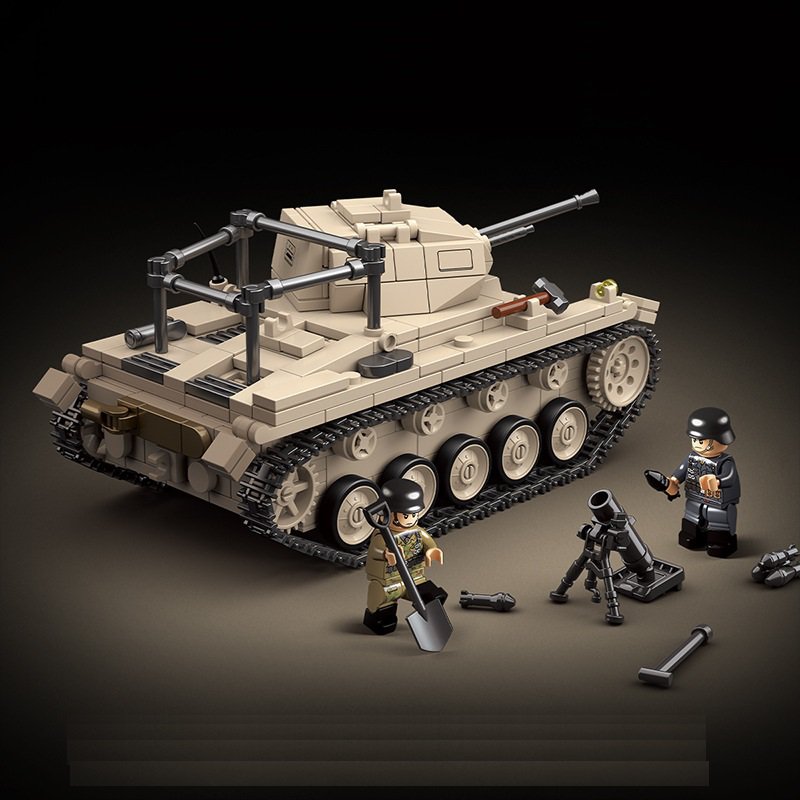 Germany Artillery observation Tank Minifigures Fit Lego WW2 Tank Sets