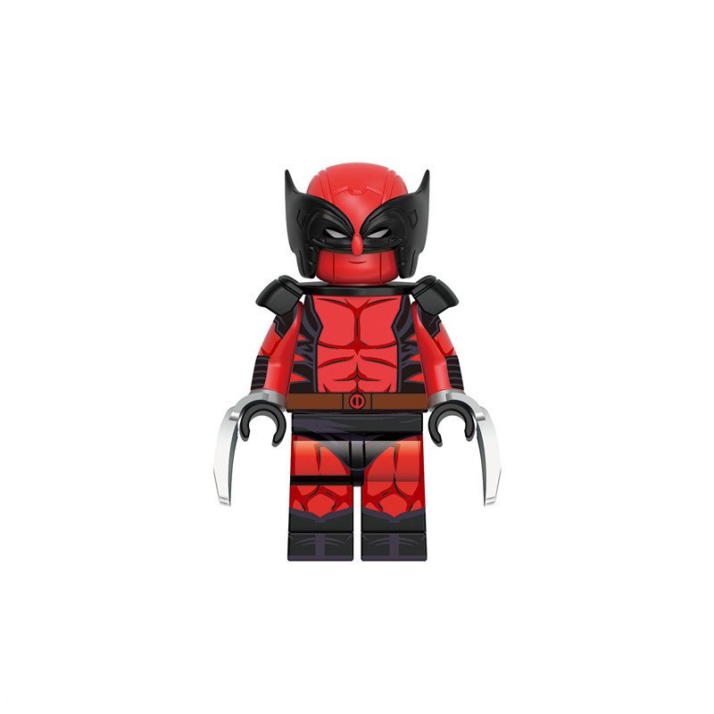 Wolverinepool Minifigures Fit Lego Deadpool & Wolverine Movie Minifigure