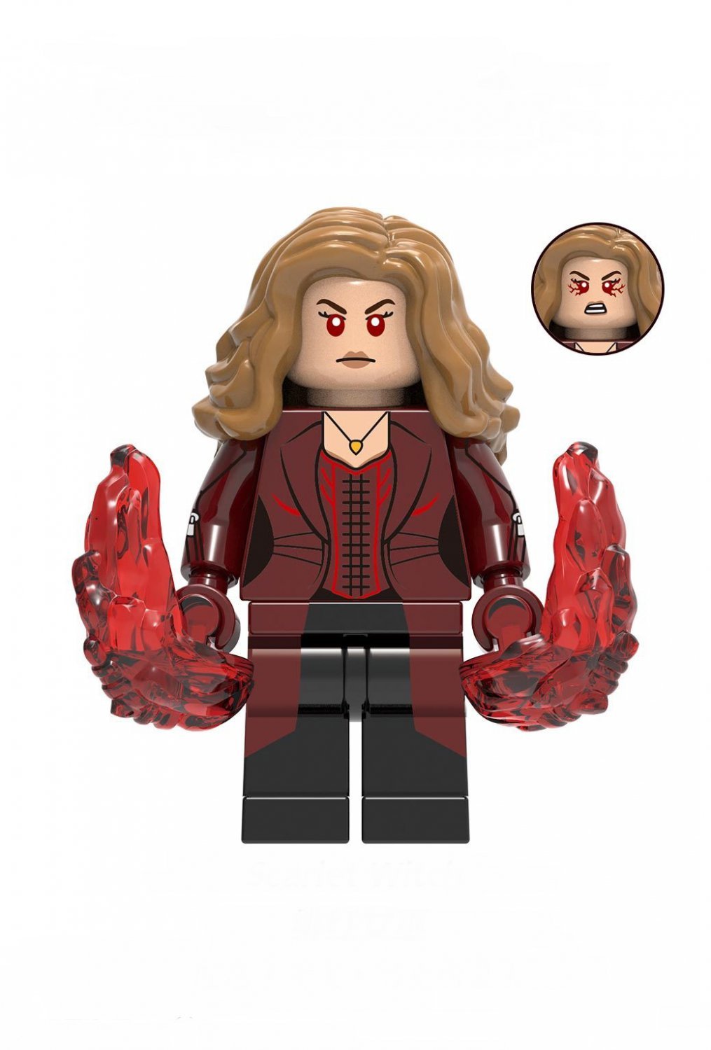 Scarlet Witch Minifigures Fit Lego Wanda Vision TV Minifigure