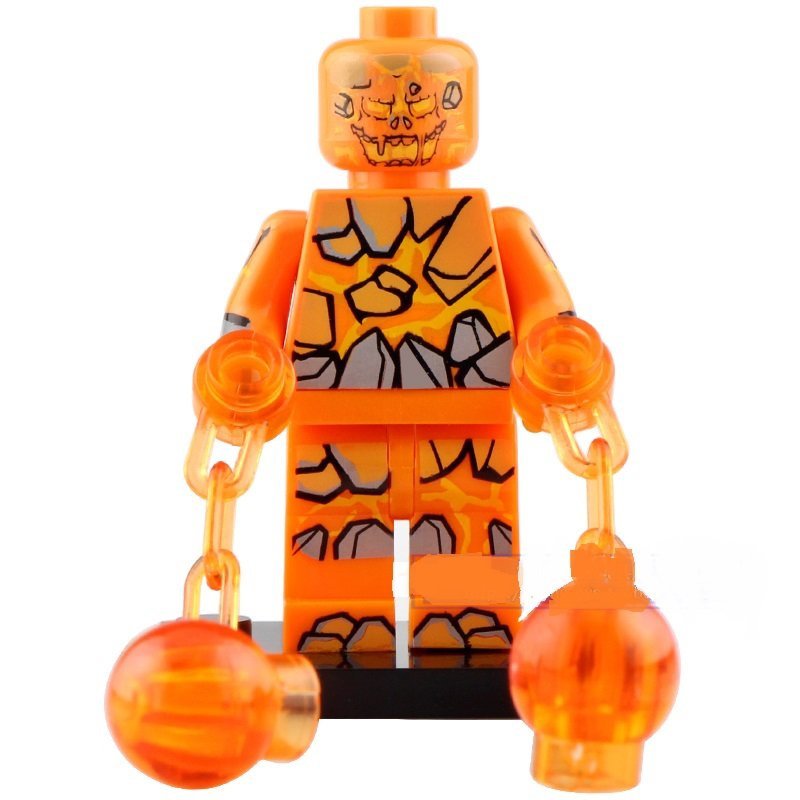Fire Elemental Minifigures Compatible Lego Spider-Man Movie Minifigure