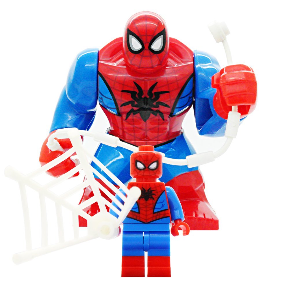 Big Spider-Man Minifigures Compatible Lego Spider-Man movie Sets