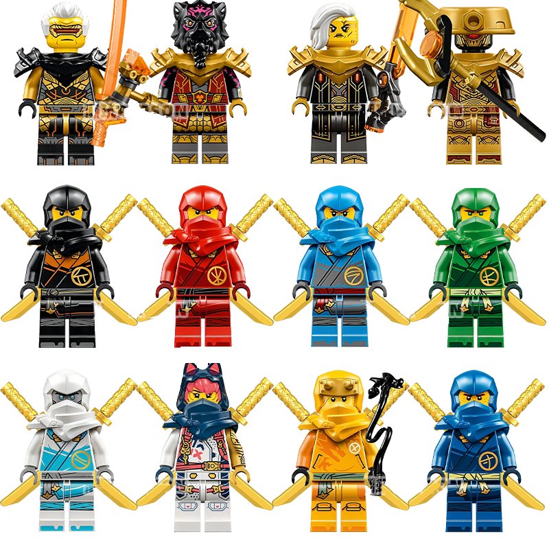 Ninjago Season 17 Dragons Rising Character Minifigures Compatible Lego ...