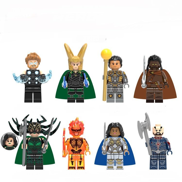 Topaz Heimdall Surtur Hela Valkyrie Executioner Minifigures Fit Lego ...