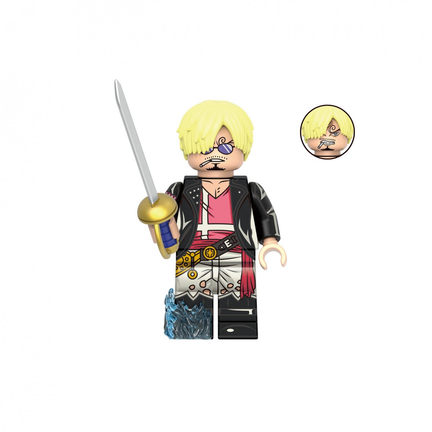 Sanji Minifigures Fit Lego One Piece Minifigure