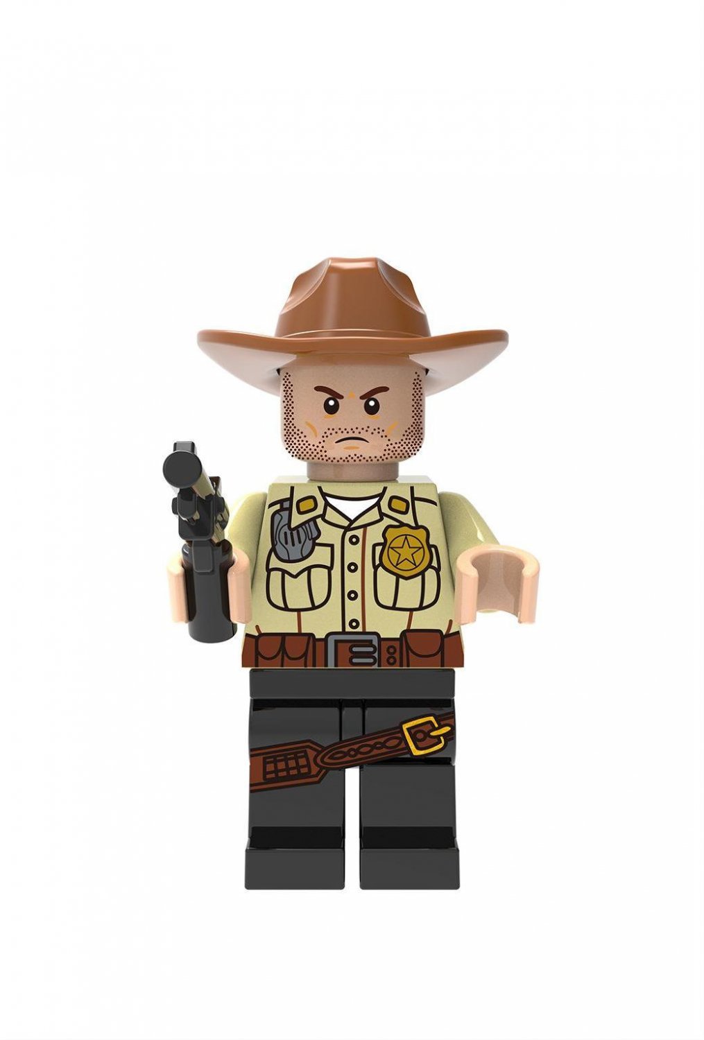 Rick Grimes Minifigures Fit Lego The Walking Dead Minifigure