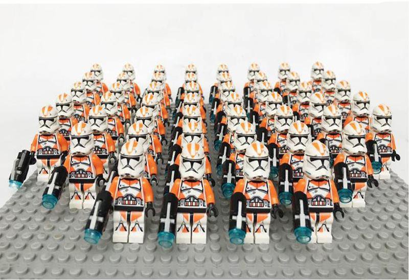 50pcs 332 Battalion Clone Commando Minifigures Fit Lego Star Wars Clone ...