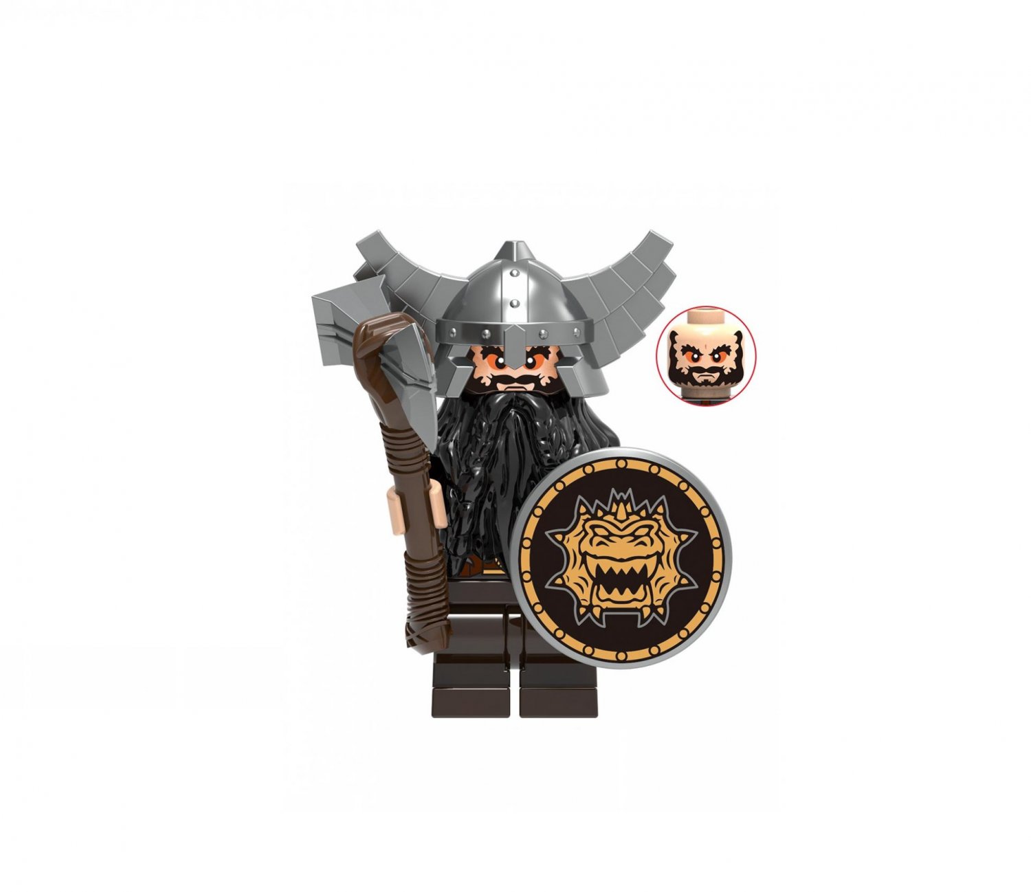 Evil dwarf Minifigures Fit Lego World of Warcraft Minifigure