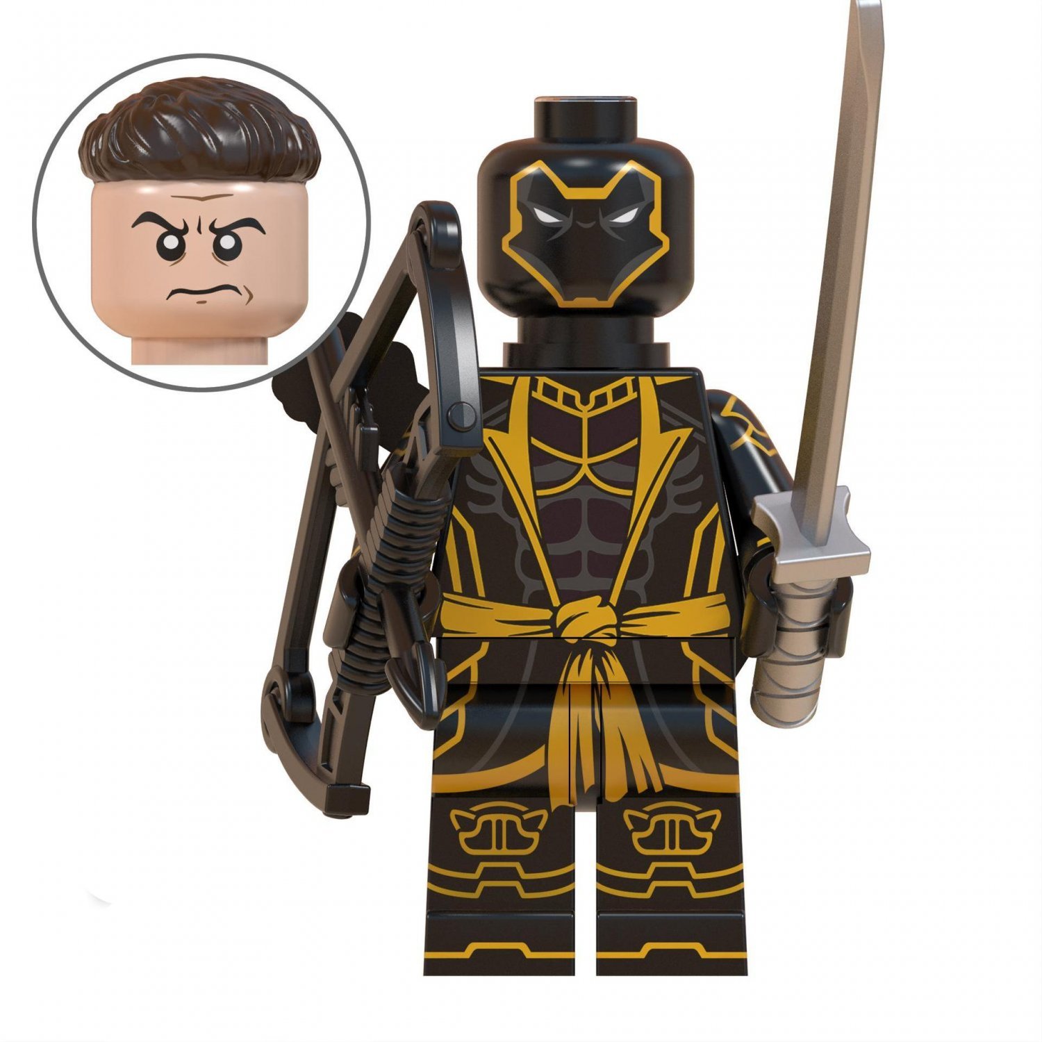 Samurai Hawkeye Minifigures Fit Lego Avengers Endgame Minifigure