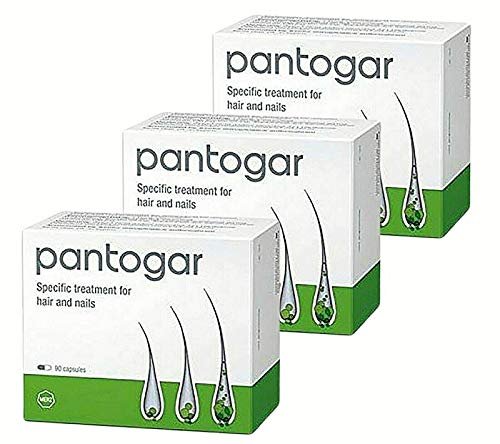 Pantogar Pantovigar 3 Boxes x 90 Caps Germany For Hair Loss and Nails ...