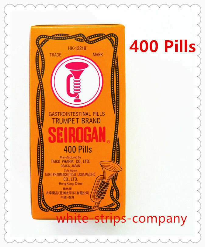 喇叭牌正露丸Seirogan (400 pills) Made in Japan for Indigestion,diarrhea ...