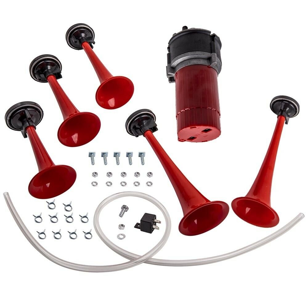 5x Trumpets Musical Dukes Of Hazzard Dixie Horn Kit 125Db & Air ...