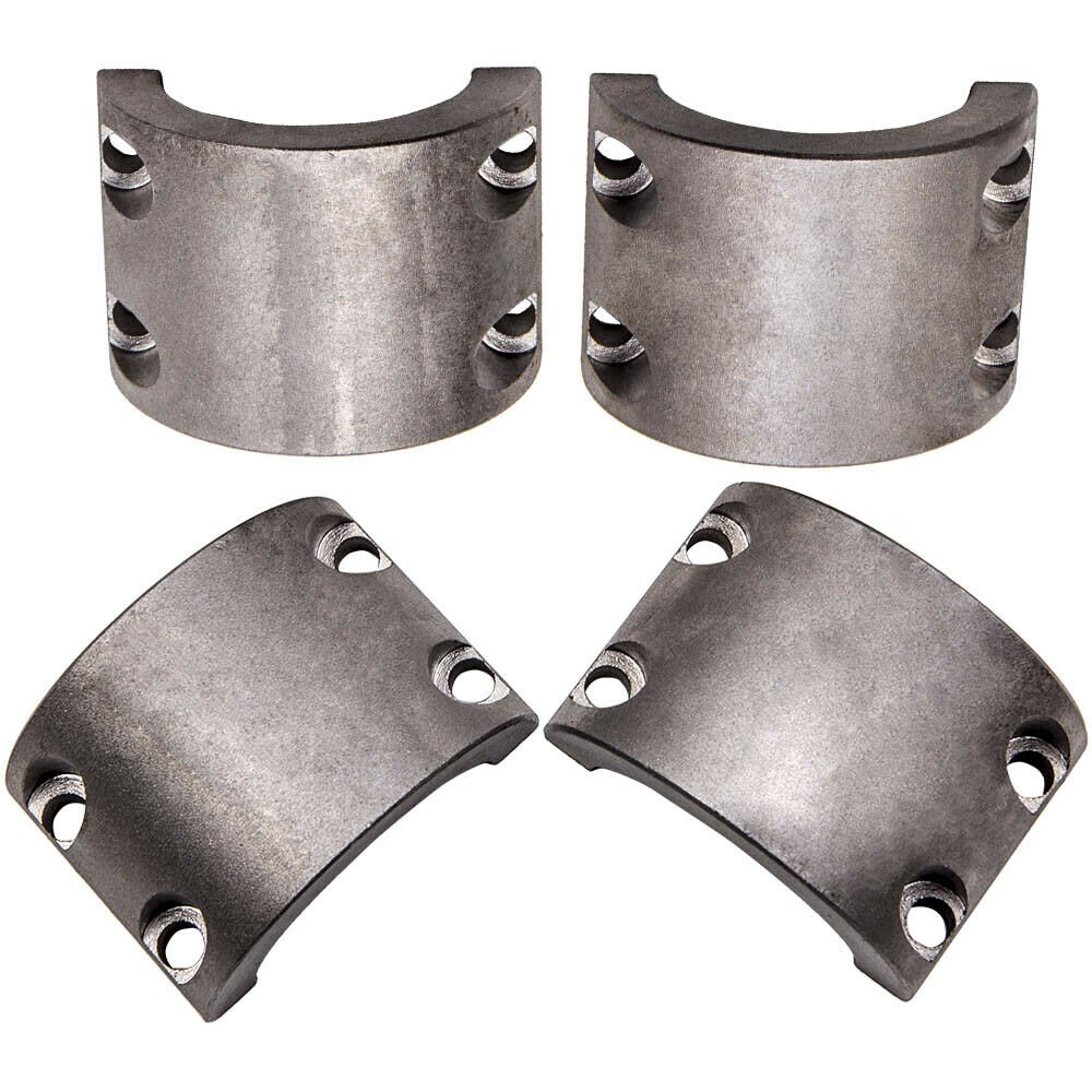 4 Steel Tube Clamps Weldable Bolt On 1 75 1 3 4 Roll Cage Mounts