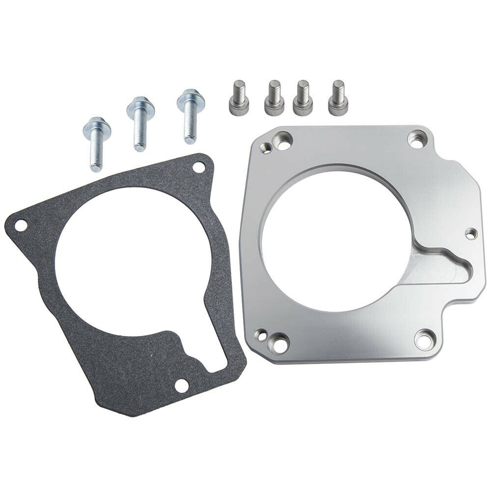 Aluminum Manifold Throttle Body Adapter Plate 4 Bolt Intake to 3 Bolt ...