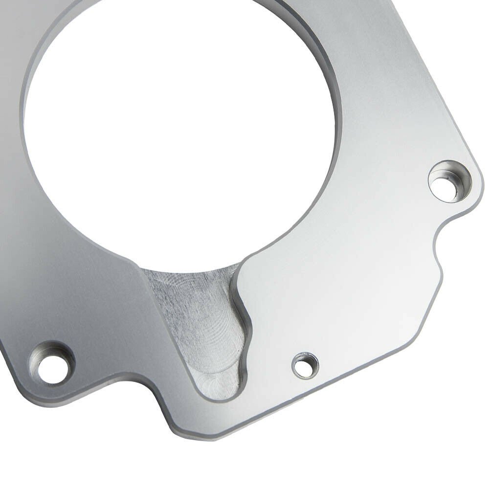 Aluminum Manifold Throttle Body Adapter Plate 4 Bolt Intake to 3 Bolt ...