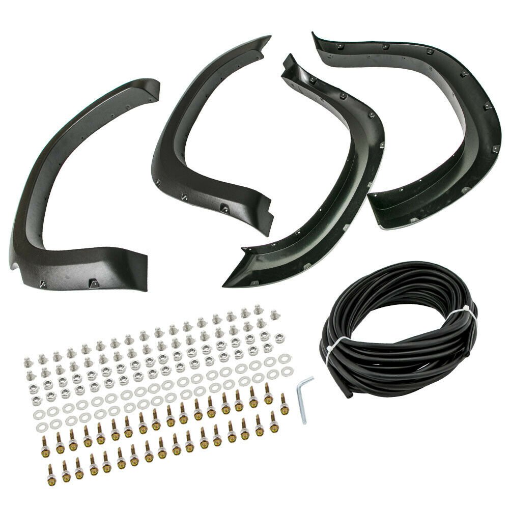 4Pcs Fender Flares for Dodge Ram 1500 2019-21 Pocket Rivet Style ...