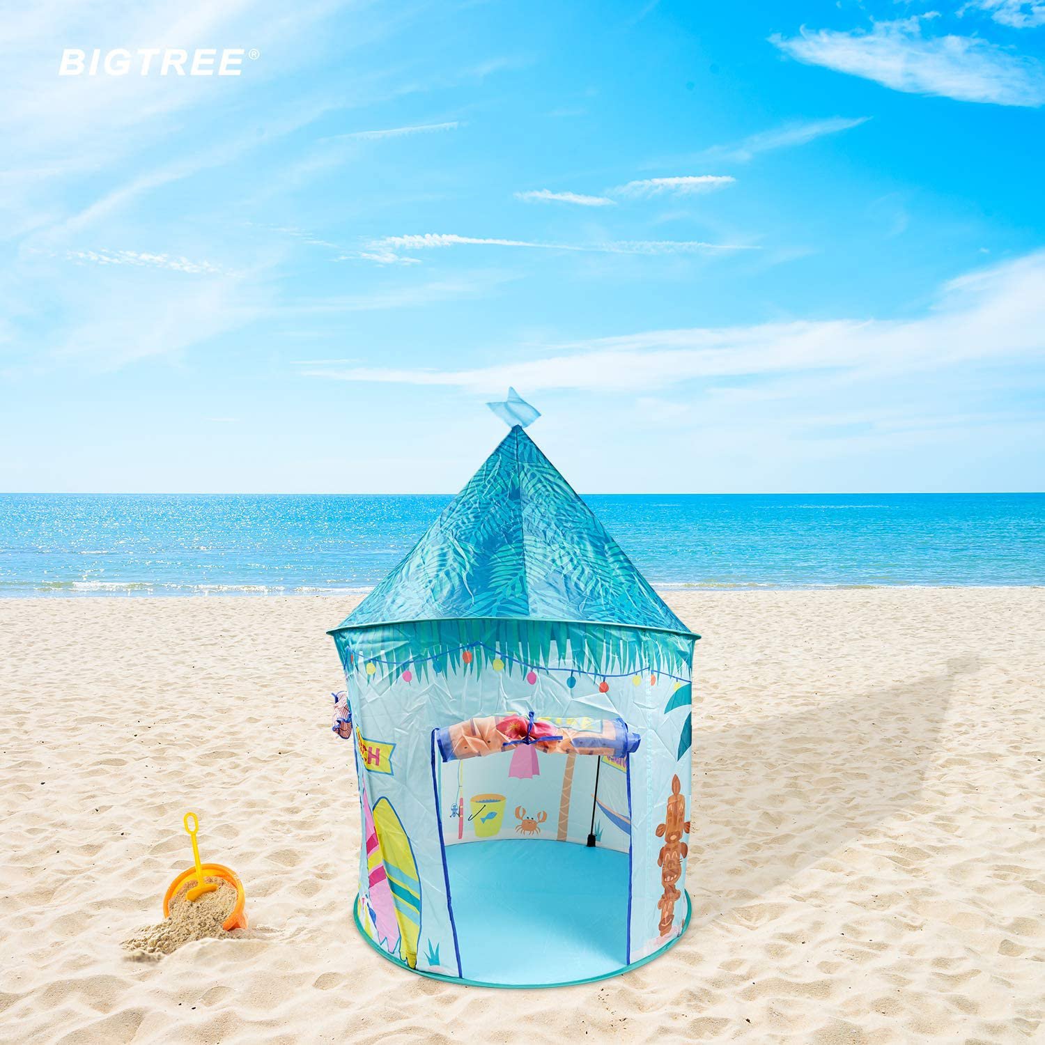 BIGTREE Prince Palace Pop Up Castle Foldable Tent