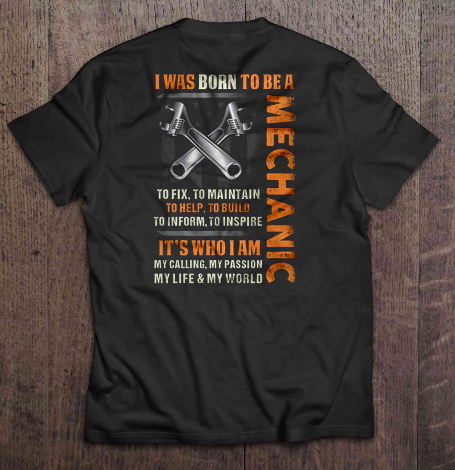 I Was Born To Be A Mechanic To Fix To Maintain Its Who I Am My Calling ...