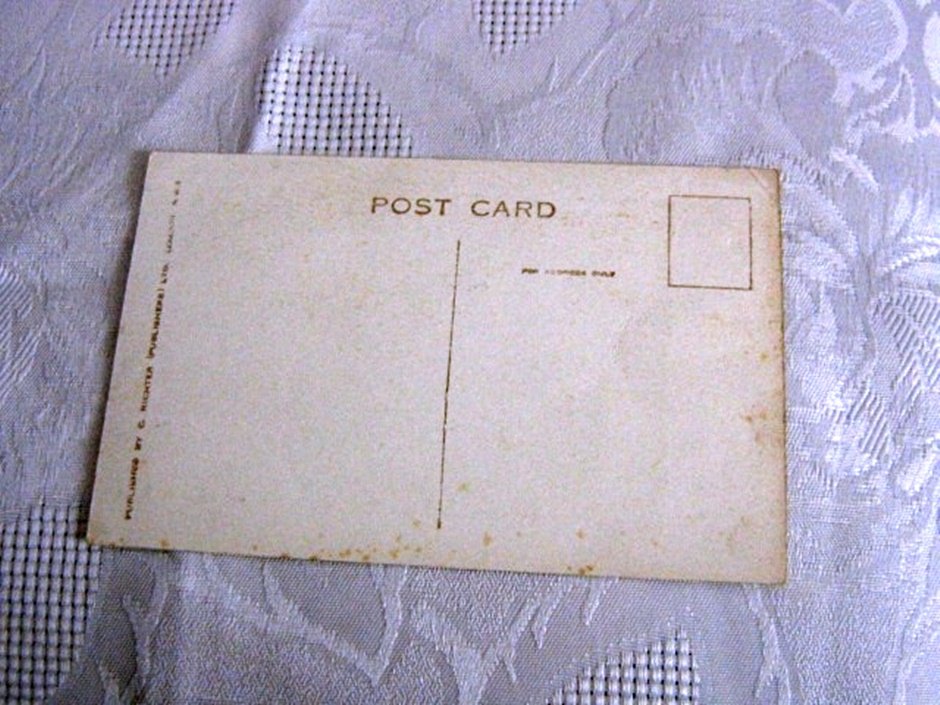 Vintage Naughty British English Risque Comic Cartoon Unused Postcard #155