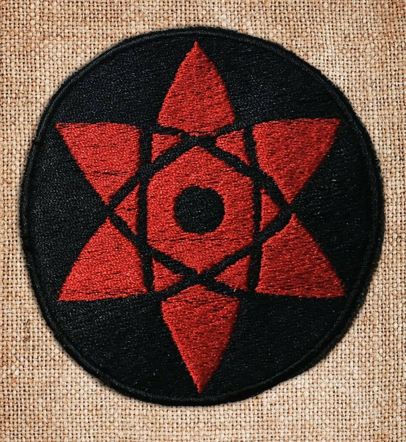 Naruto Uchiha Sharingan Eyes Anime Manga Applique Embroidered Iron On ...