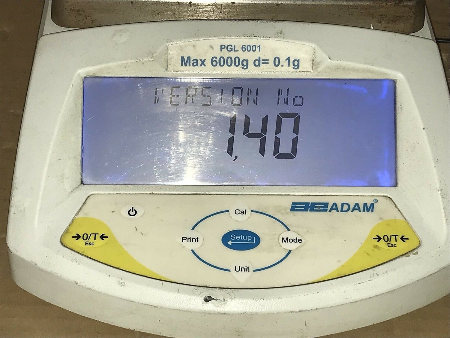Adam PGL 6001 Precision Balance 6000g Capacity Digital Scale