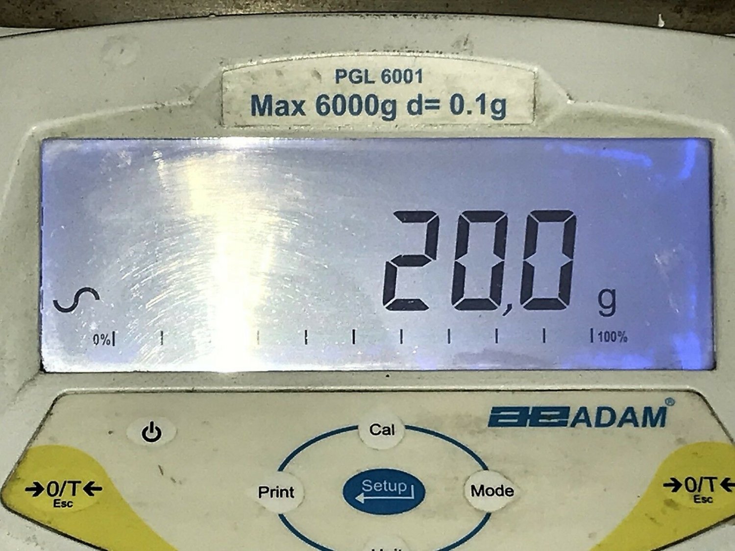 Adam PGL 6001 Precision Balance 6000g Capacity Digital Scale