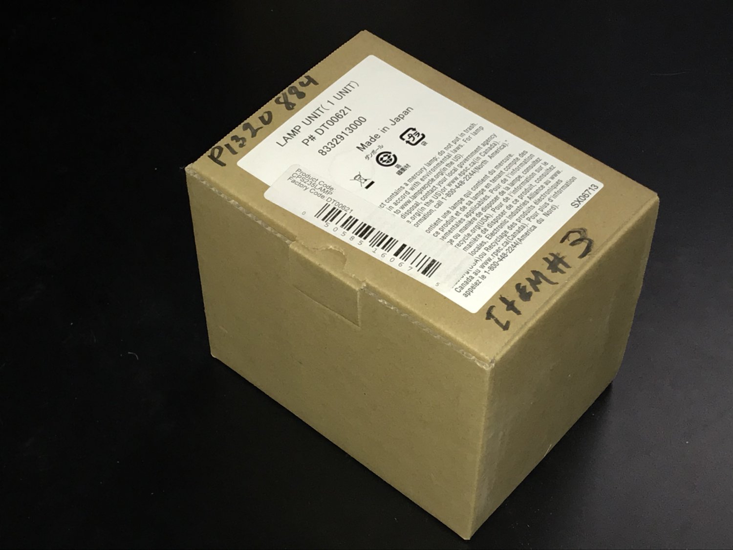 Genuine Hitachi DT00621 Projector Lamp and Filter for CP-s235 Projectors