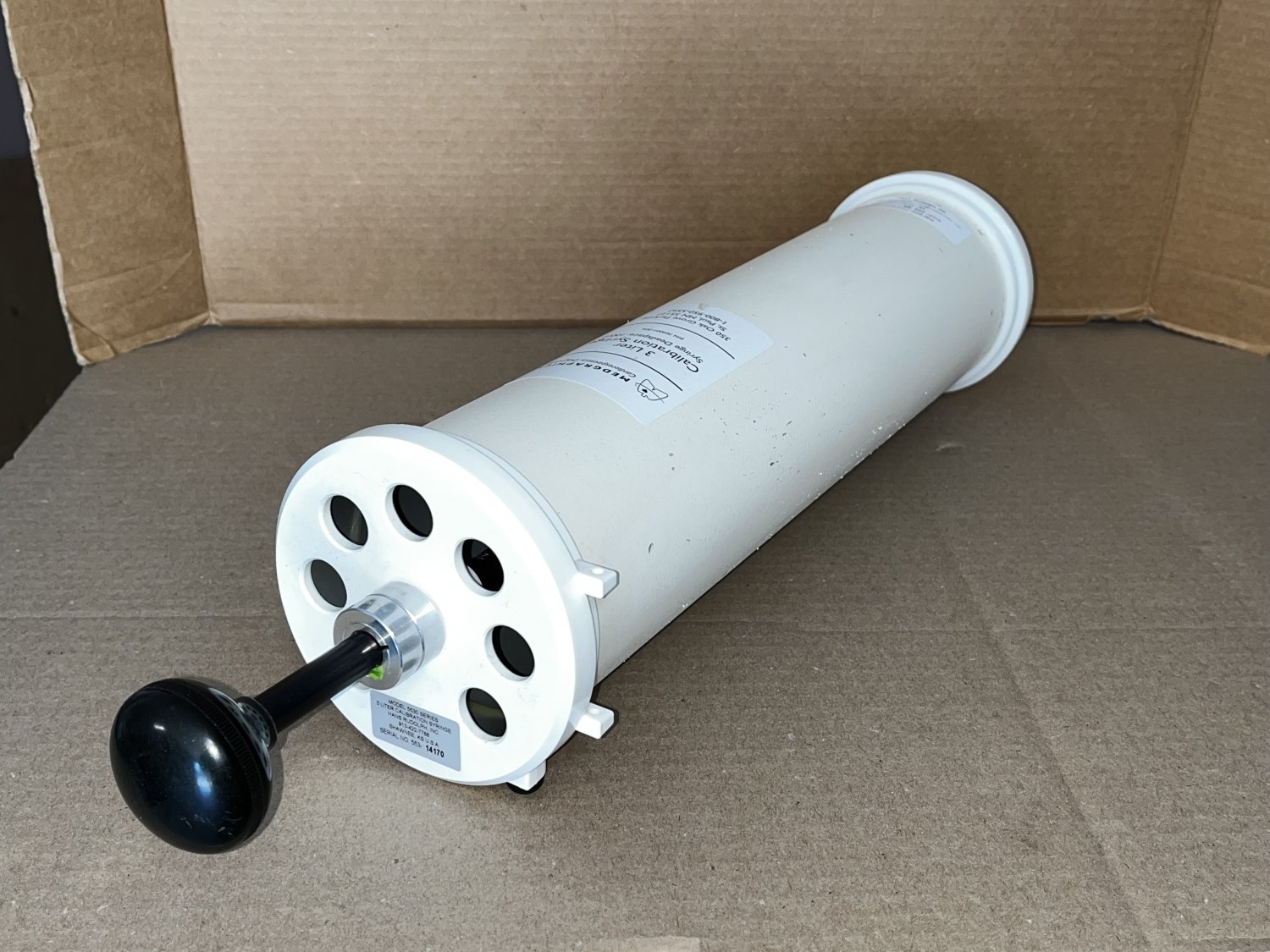 Hans Rudolph 5530 3-Liter Calibration Syringe