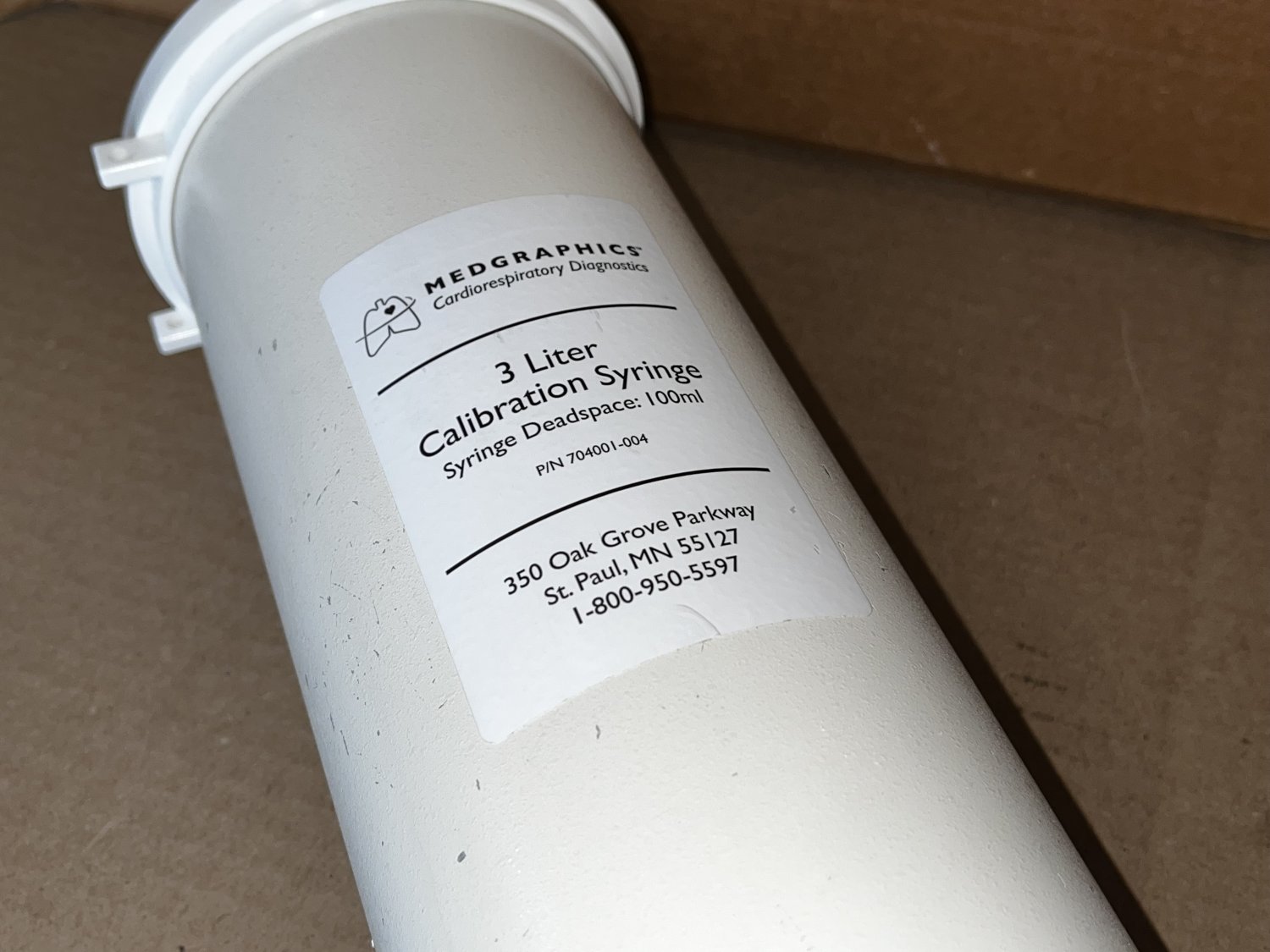 Hans Rudolph 5530 3-Liter Calibration Syringe