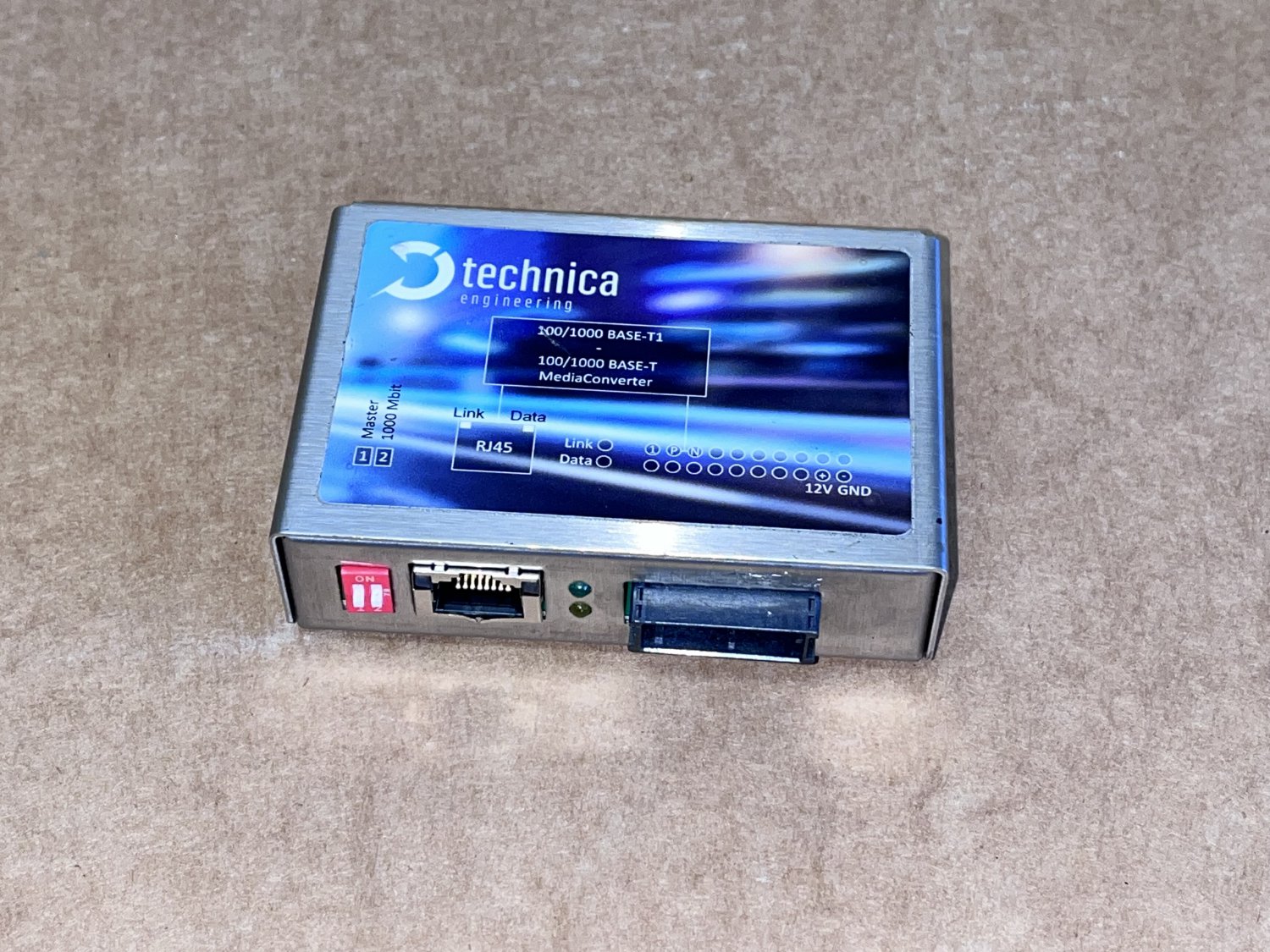 Technica 1000Base-T1 Media Converter TE-1401-1 HW 1.0 A2 100/1000 Base-T