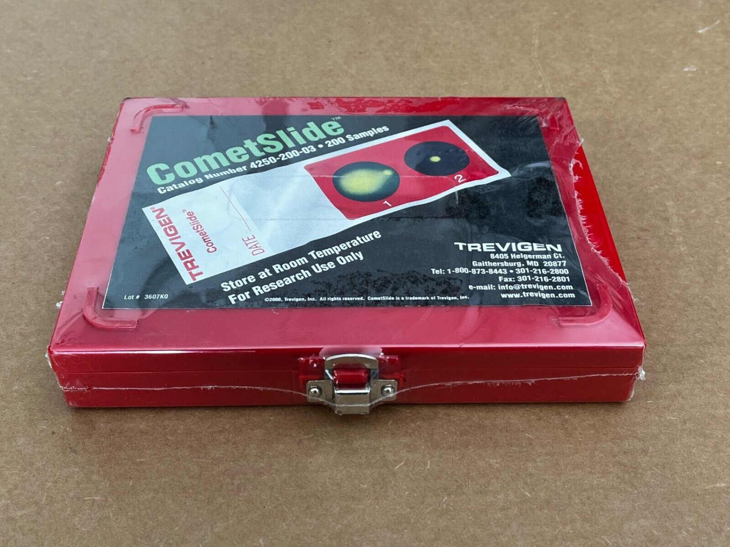 CometSlide 2 Well Assay Microscope Slides Electrophoresis 4250-200-03 100PK