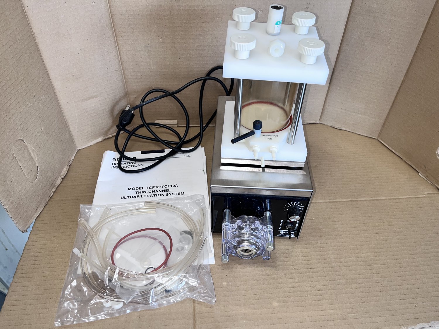 Amicon TCF10 Thin Channel Ultrafiltration System with LP-1 Peristaltic ...