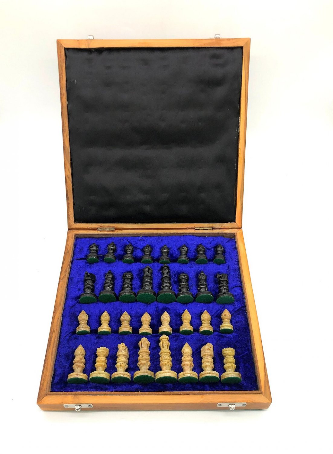 10" Marble Handmade Chess Board and Marbles Chess Pieces Set, Chess Set ...