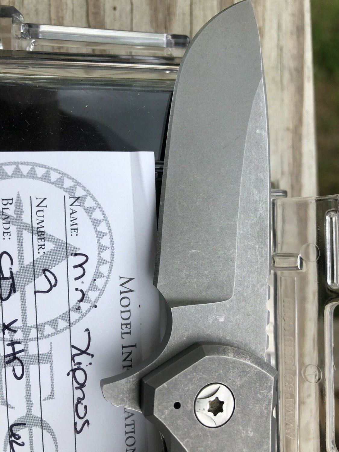 Aegis Knifeworks Mini Xyphos Knife