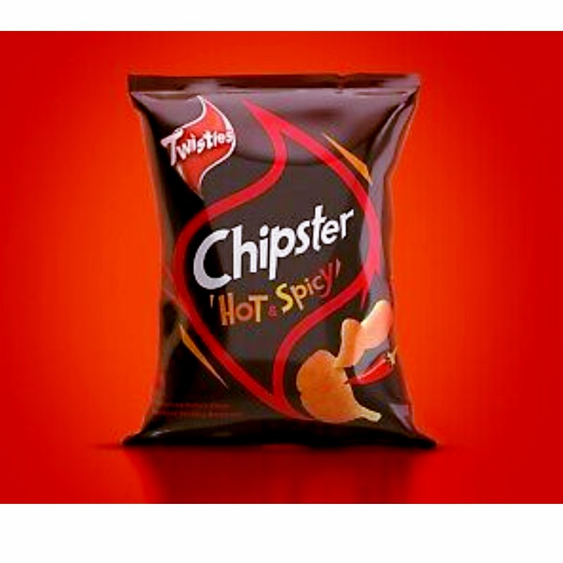 TWISTIES CHIPSTER HOT & SPICY, ORIGINAL, FLAMING BBQ (60 g) N.price usd ...